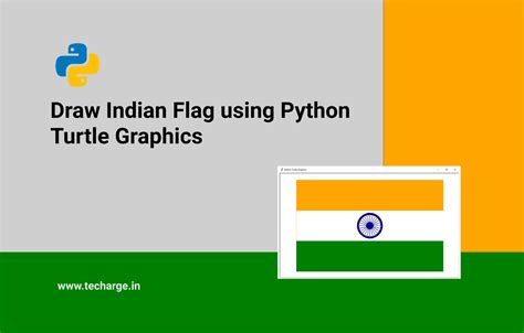 Draw Indian Flag Using Python Techarge Images