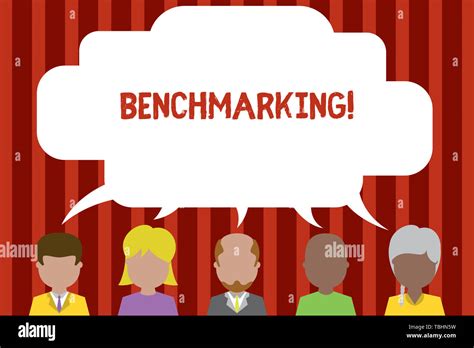 Conceptual Hand Writing Showing Benchmarking Concept Meaning Evaluate Something By Comparison