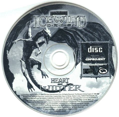 Icewind Dale Heart Of Winter Cover Or Packaging Material Mobygames