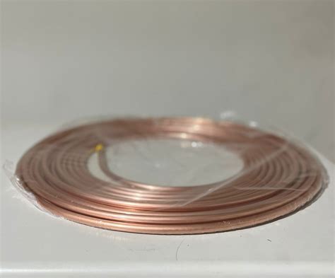 Tubo de cobre flexível tipo panqueca metros