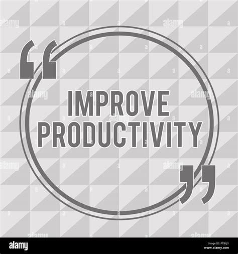 Word Writing Text Improve Productivity Business Concept For Enhance