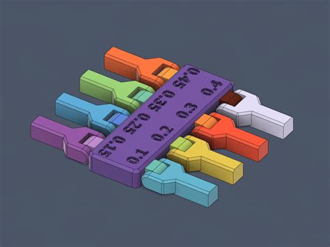 Print In Place Tolerance Test By Windrose Makerworld Download Free 3d Models