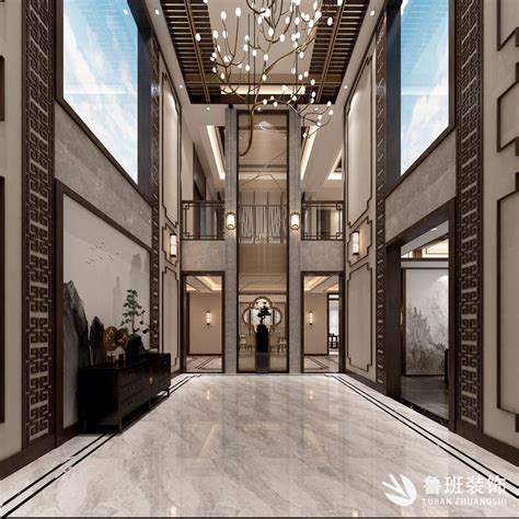 自建别墅 案例作品 重庆鲁班装饰官网 专注高端豪宅装修设计16年