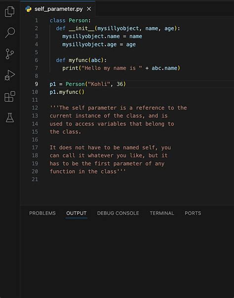 Python Classes Simplified Why Self Can Be Any Name You Choose