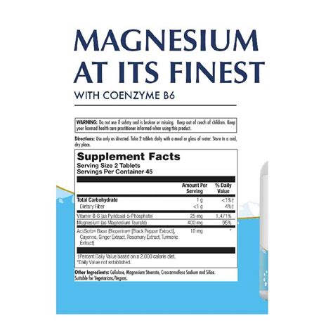 Magnezij Taurat 400 Mg X 90 Tableta Kal Bio Oaza Zdravlja
