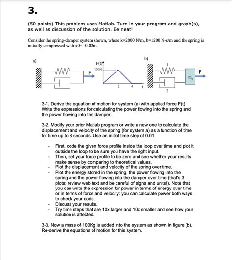 Solved 50 Points This Problem Uses Matlab Turn In Your