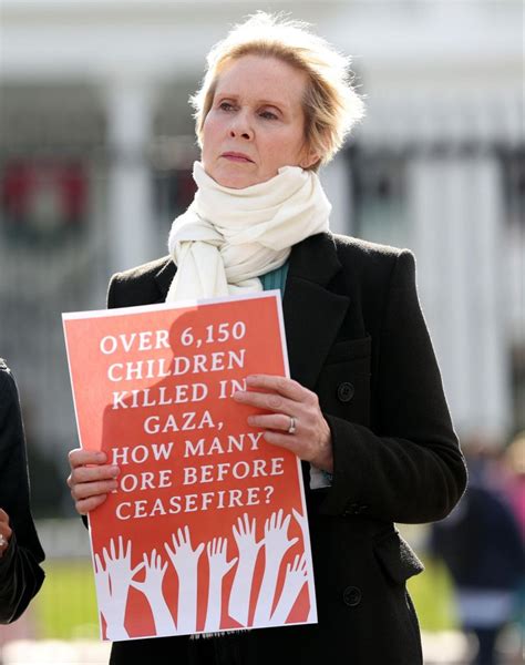 Sex And The City Star Cynthia Nixon Joins Hunger Strike Outside White