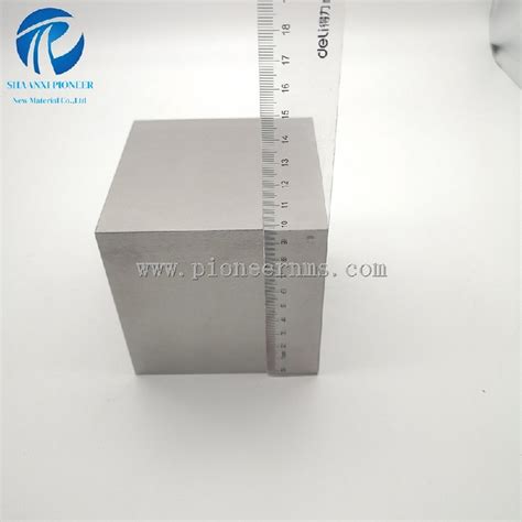 Precision Machined High Density Tungsten Cube For Industrial