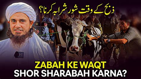 Zabah Ke Waqt Shor Sharaba Karna Ask Mufti Tariq Masood Youtube