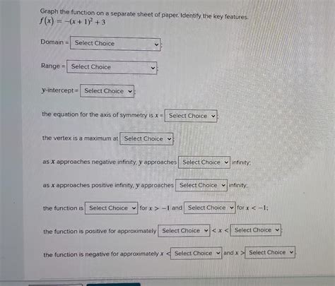 Solved Graph The Function On A Separate Sheet Of Paper Chegg