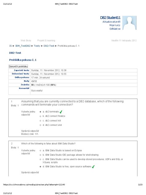 Ibm Db2 Test 302 Pdf Relational Database Ibm Db2
