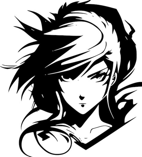 Premium Vector Anime Minimalist And Flat Logo Vector Illustration