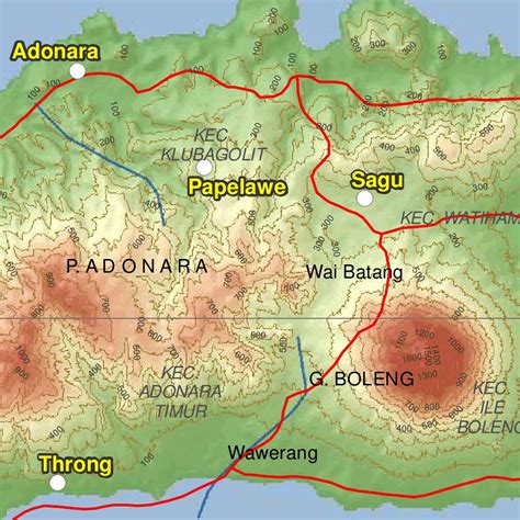 O16 Flores Timur District Map By Avenza Systems Inc Avenza Maps