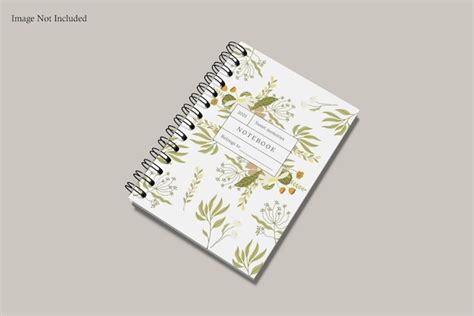 Premium Psd A5 Spiral Notebook Mockup