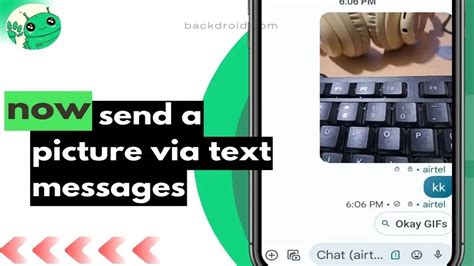 How to Send Photos in Text Messages (Android) | How to Attach picture in Text - YouTube