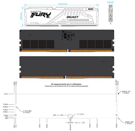 Fury Ddr4ddr5 Memory Modules Kingston Mouser