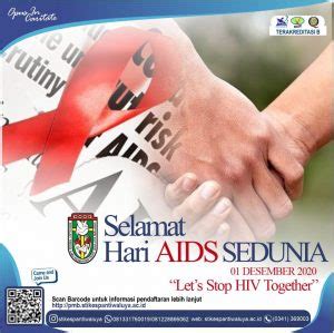 Selamat Hari AIDS Sedunia Desember Stikes Panti Waluya Malang