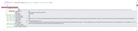 C Microsoft Builder Sdk 3810 Location Dialog Throws Exception