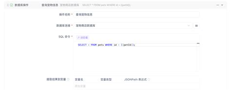 数据库连接 Apifox 帮助文档