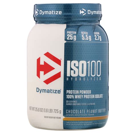 Dymatize Nutrition Iso 100 Hydrolyzed 100 Whey Protein Isolate
