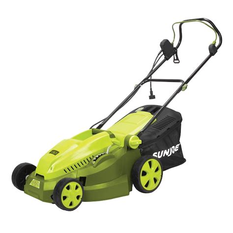 Sun Joe 12 Amp 16 In Corded Lawn Mower Mj402e At