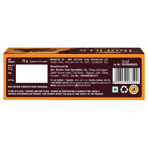Cremica Trufills Choco Filled Cookies 75 G Pack Of 6 Jiomart