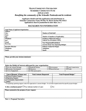 Fillable Online Schoodiccommunityfund SCF Application Doc Fax Email Print PdfFiller