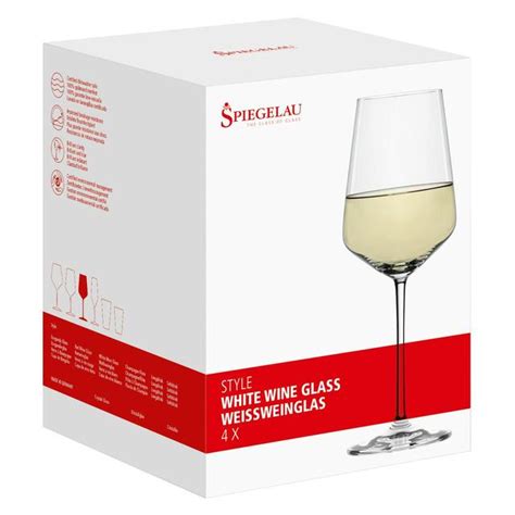 Spiegelau Style White Wine Glasses Set 440ml Ocado
