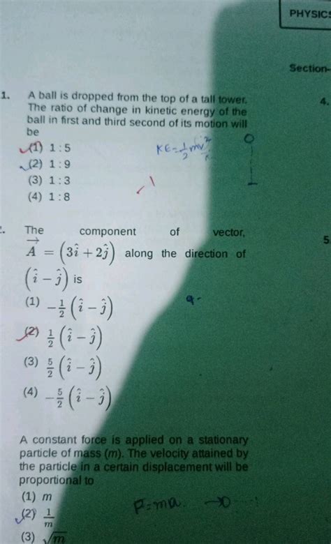 K E Frac{1}{2} M V {2} Section 4 C Filo