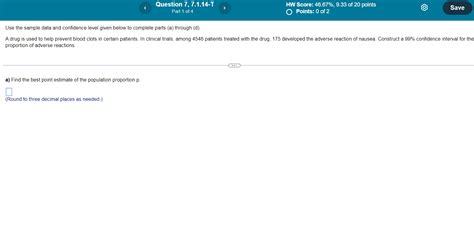 Solved Use The Sample Data And Confidence Level Given Below