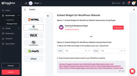 How To Embed Facebook Feed On Wordpress Website Taggbox
