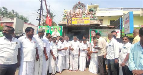 செய்யாறு நகர அதிமுக சார்பாக எடப்பாடி கேபழனிசாமி பிறந்தநாள் விழா கோலாகலம்