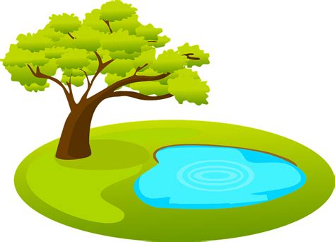 Trees In The Water Clipart Clipground