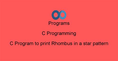 Oodlescoop C Programming Programs C Program To Print Rhombus In A