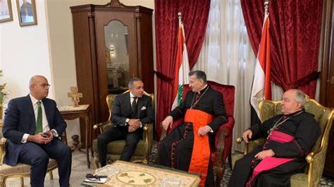 Noursat الرّاعي استقبل مساعد وزير الخارجيّة المصريّ وزار السّفير
