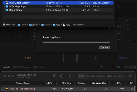 Djay Pro Not Responding While Importing Large Mp3 Collection Questions Algoriddim