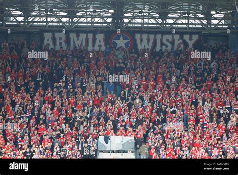 Krakow Poland Mar 9 2025 A Football Match Between Wisla Krakow And