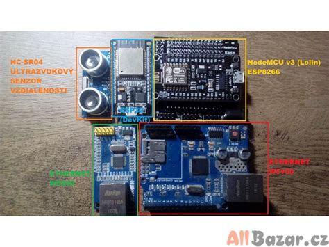 Hladinomer Arduino Ethernet Esp8266 Esp32 Sigfox Poprad