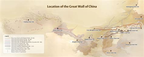 Great Wall Of China Map