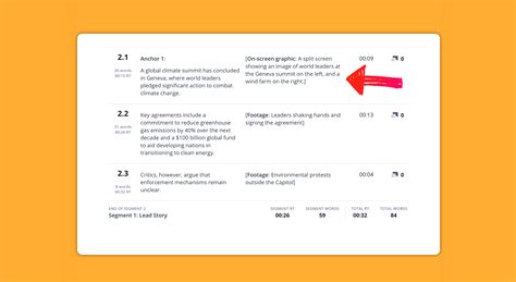 News Broadcast Av Script Template