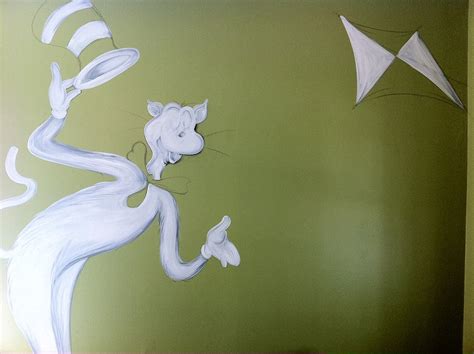 Michele Levani Artist Dr Seuss Cat In The Hat Nursery Mural By