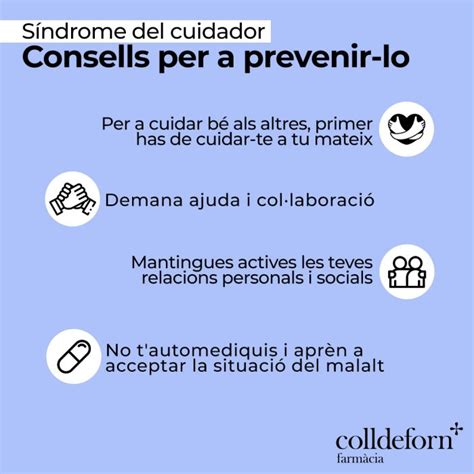Cuídate Para Cuidar El Síndrome Del Cuidador Farmàcia Colldeforn