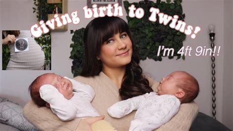 Twin Birth Story Labor Delivery Emotional Youtube