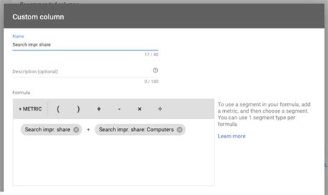 Google Ads Includes Impression Share Data In Custom Columns WebiPros