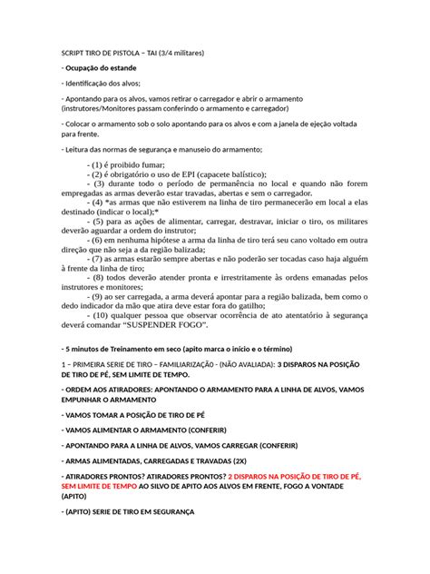 Script Tiro De Pst Pdf