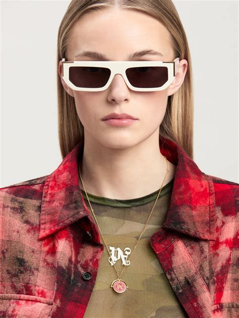 Monogram Emblem Necklace In Gold Palm Angels® Official
