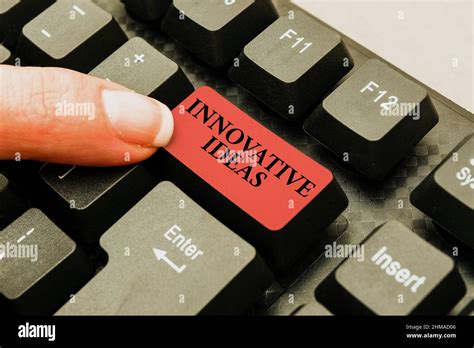 Conceptual Display Innovative Ideas Business Concept Concepts That Are