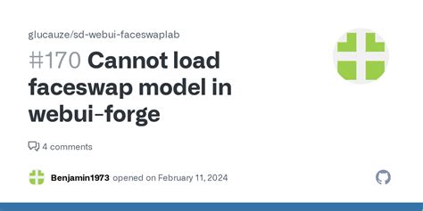 Cannot Load Faceswap Model In Webui Forge Issue Glucauze Sd