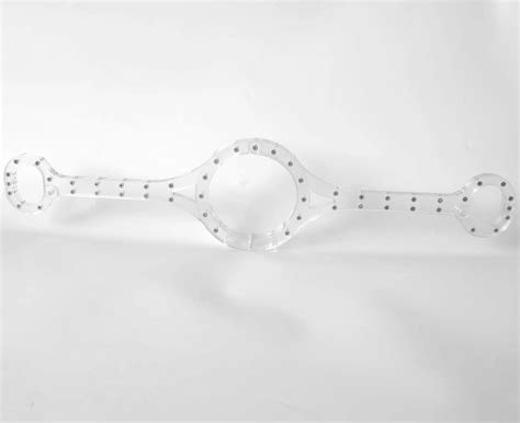 Conjoined Clear Bdsm Bondage Collar Handcuffs For Sex Adult Slave Game Neck Wrist Restraints