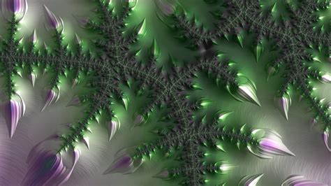 wallpaper fractal leaves patterns hd widescreen high definition